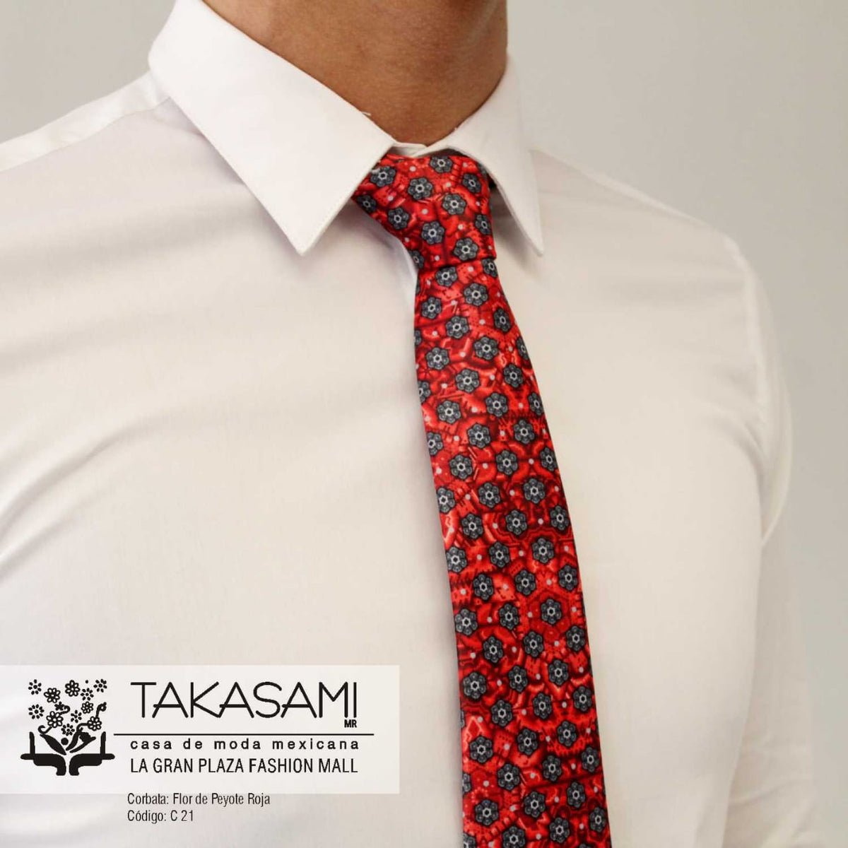 Corbata arte Huichol – Takasami